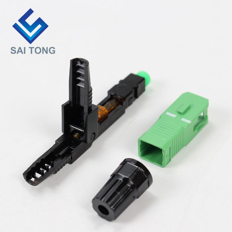 Custom with good operation FTTB FTTX Network Fiber Optic Fast connector ...